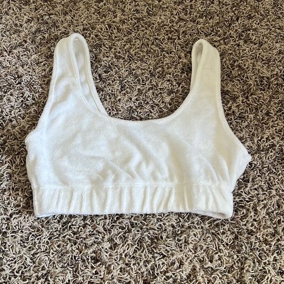 Zara | Tops | Zara Terry Cloth Top | Poshmark